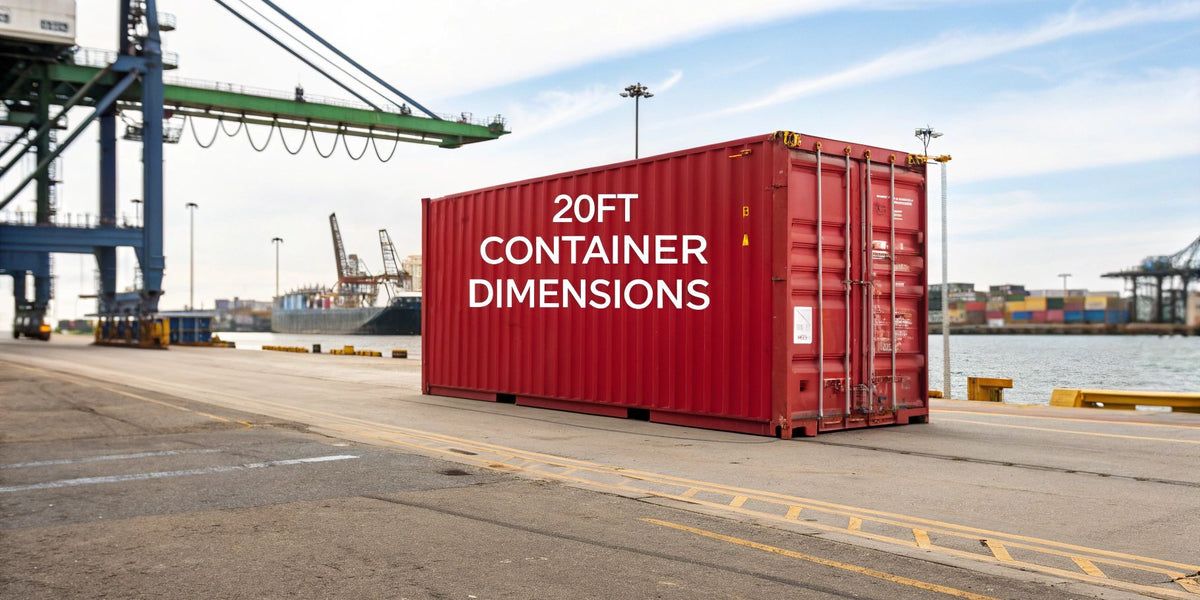 A Complete Guide: dimensions of a 20 foot shipping container — Quickfit ...