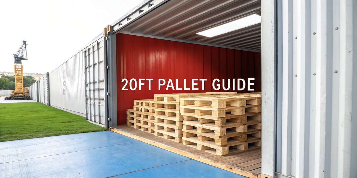 How Many Pallets in a 20 Foot Container A UK Guide — Quickfit Container ...