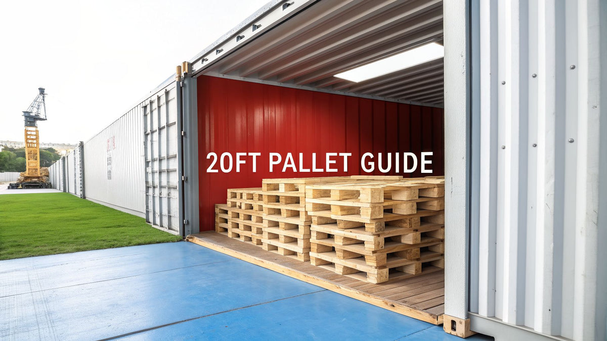 How Many Pallets in a 20 Foot Container A UK Guide — Quickfit Container ...