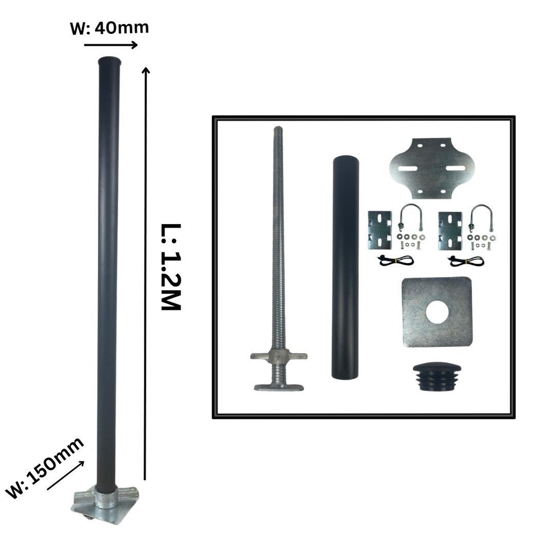 Extra Heavy Duty Utility Poles for Containers - QCA — Quickfit ...