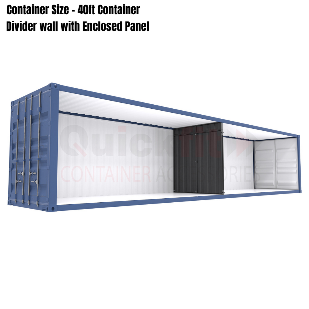 Shipping Container Divider Wall for Custom Space - QCA — Quickfit ...