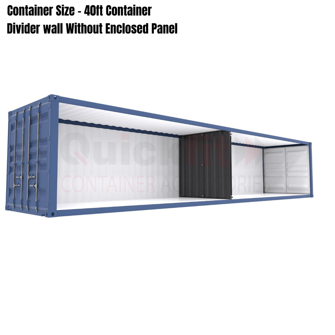 Shipping Container Divider Wall for Custom Space - QCA — Quickfit ...