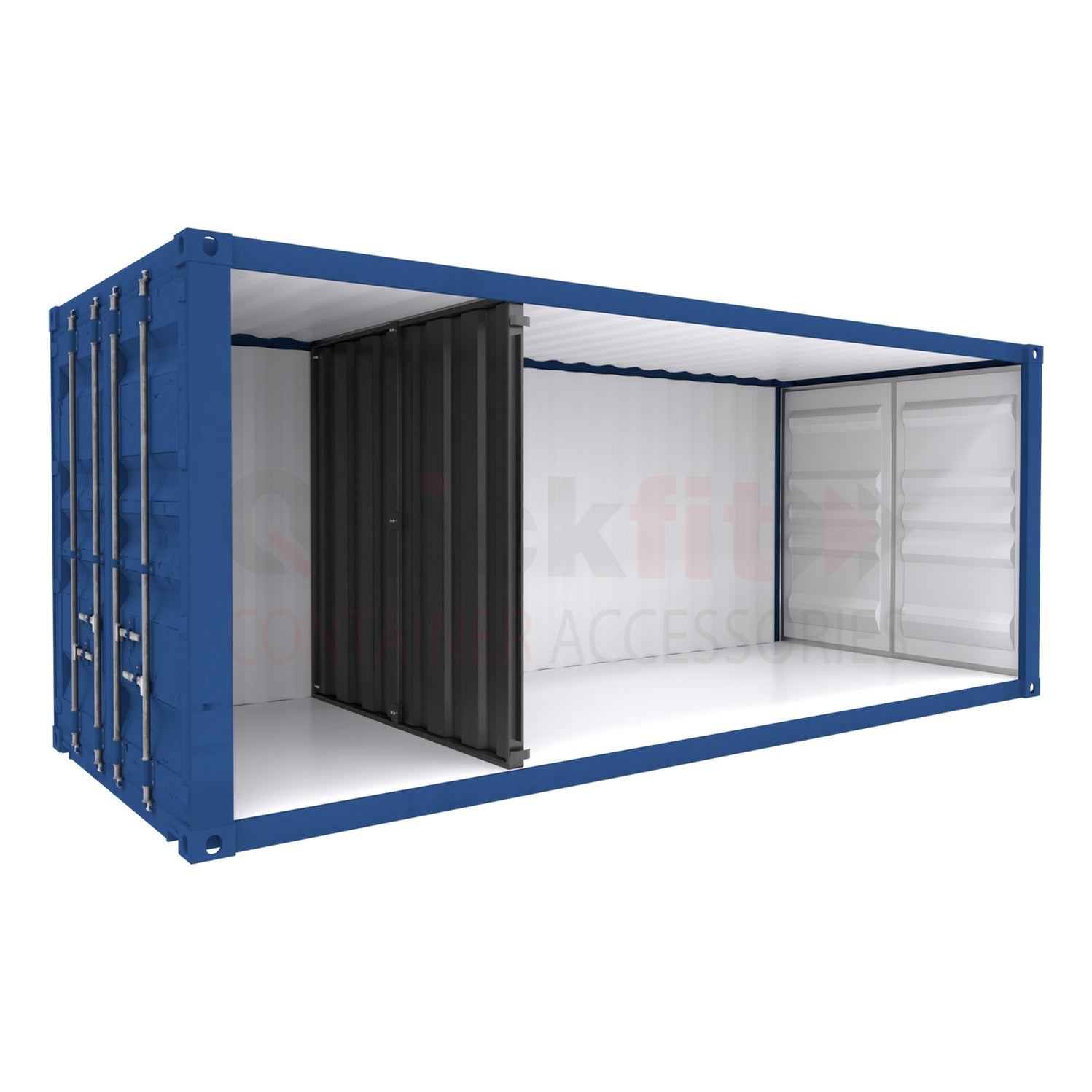 Shipping Container Divider Wall for Custom Space - QCA — Quickfit ...