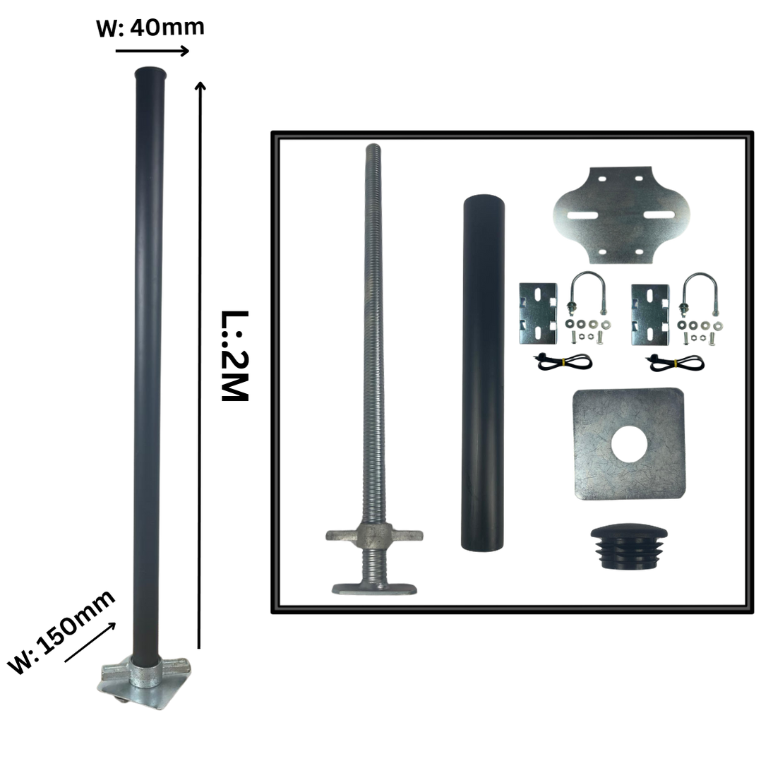 Extra Heavy Duty Utility Poles for Containers - QFCA — Quickfit ...