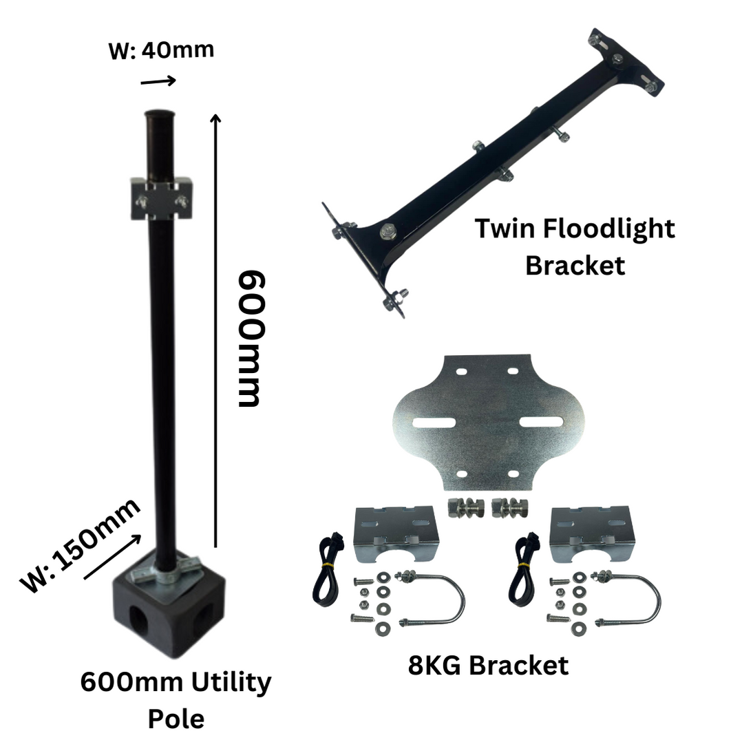 Utility Poles for Outdoor Lights & CCTV - QFCA — Quickfit Container ...