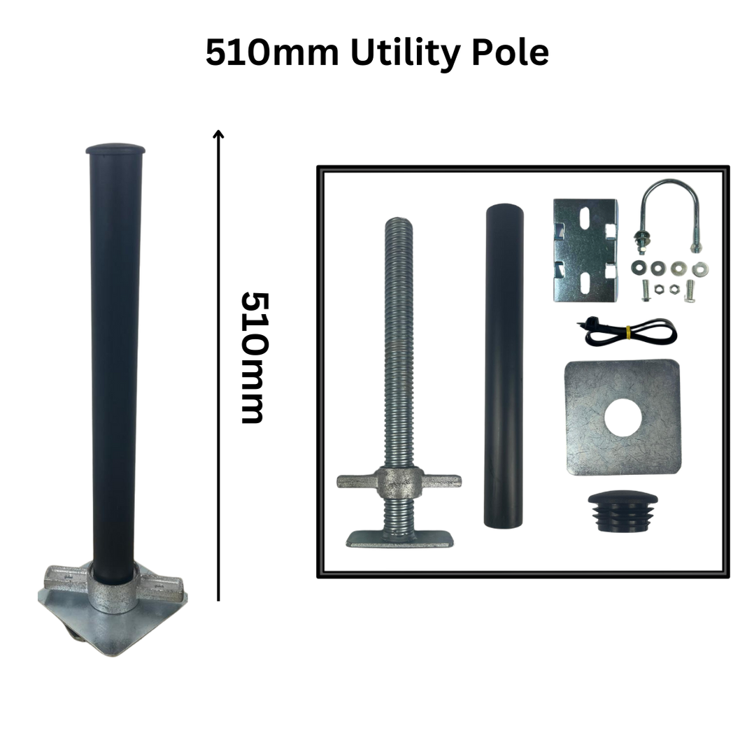 Utility Poles for Outdoor Lights & CCTV - QFCA — Quickfit Container ...