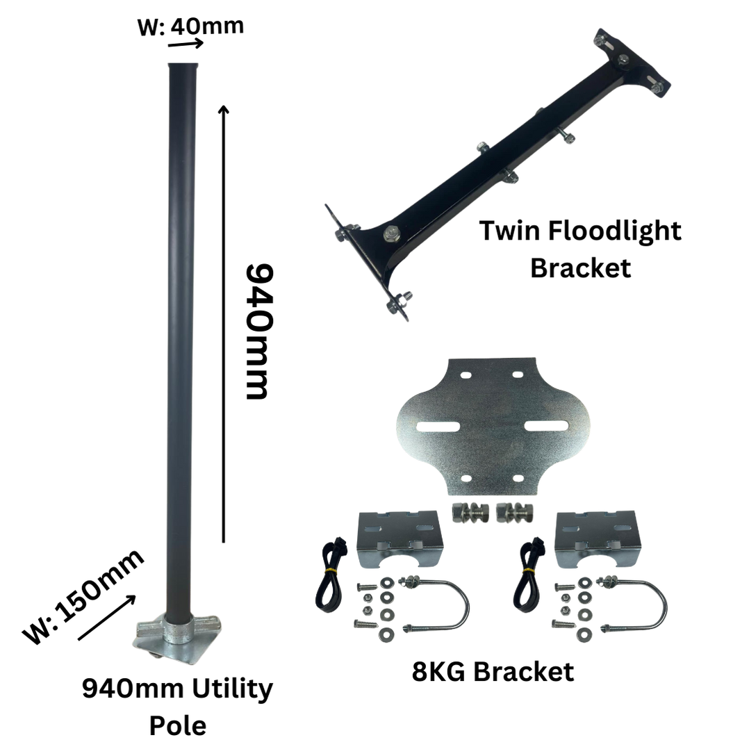 Utility Poles for Outdoor Lights & CCTV - QCA — Quickfit Container ...