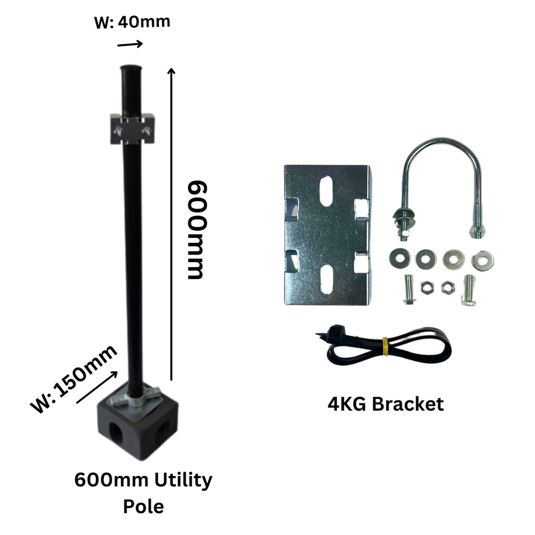 Utility Poles for Outdoor Lights & CCTV - QCA — Quickfit Container ...