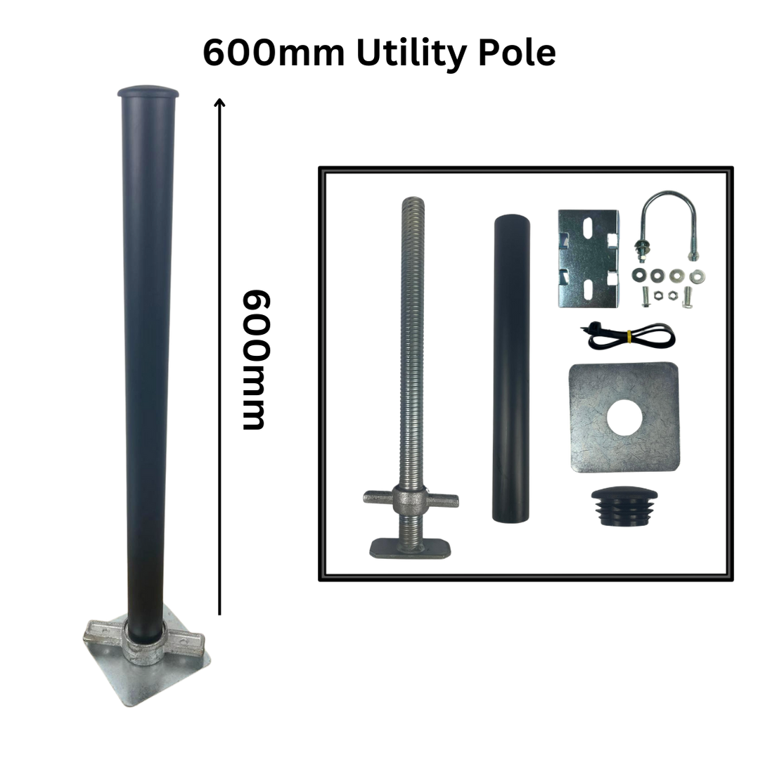 Utility Poles for Outdoor Lights & CCTV - QCA — Quickfit Container ...