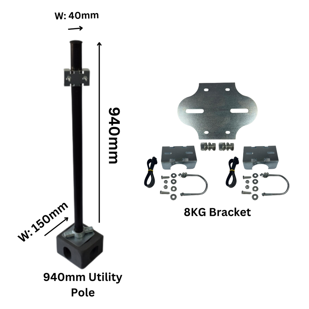 Utility Poles for Outdoor Lights & CCTV - QFCA — Quickfit Container ...