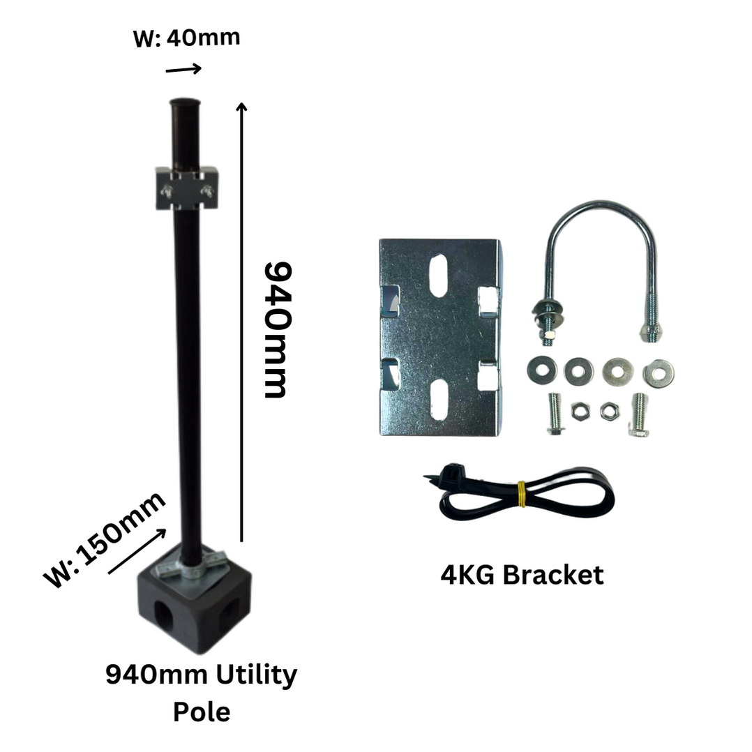 Utility Poles for Outdoor Lights & CCTV - QFCA — Quickfit Container ...
