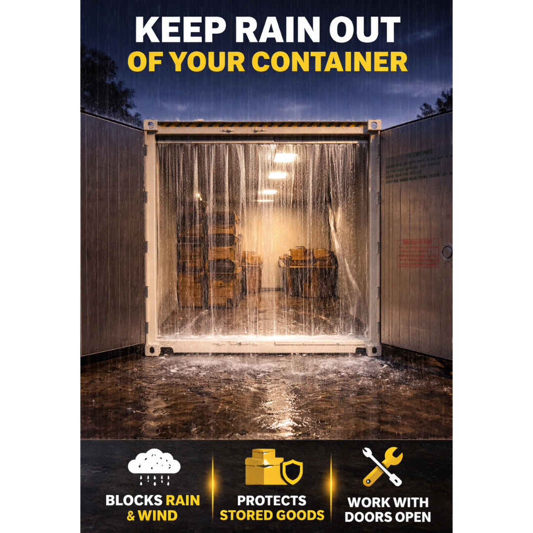 All Weather PVC Strip Curtains For Shipping Containers - Quickfit ...