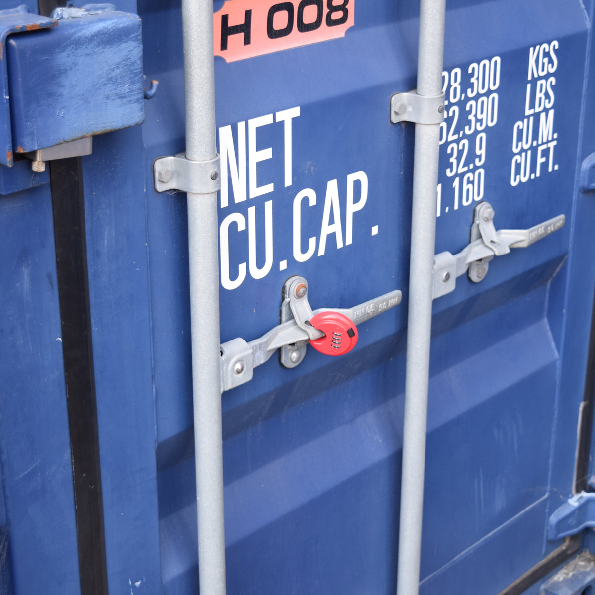 4-Dial Combination Disc Padlock for Containers - QCA - Quickfit ...