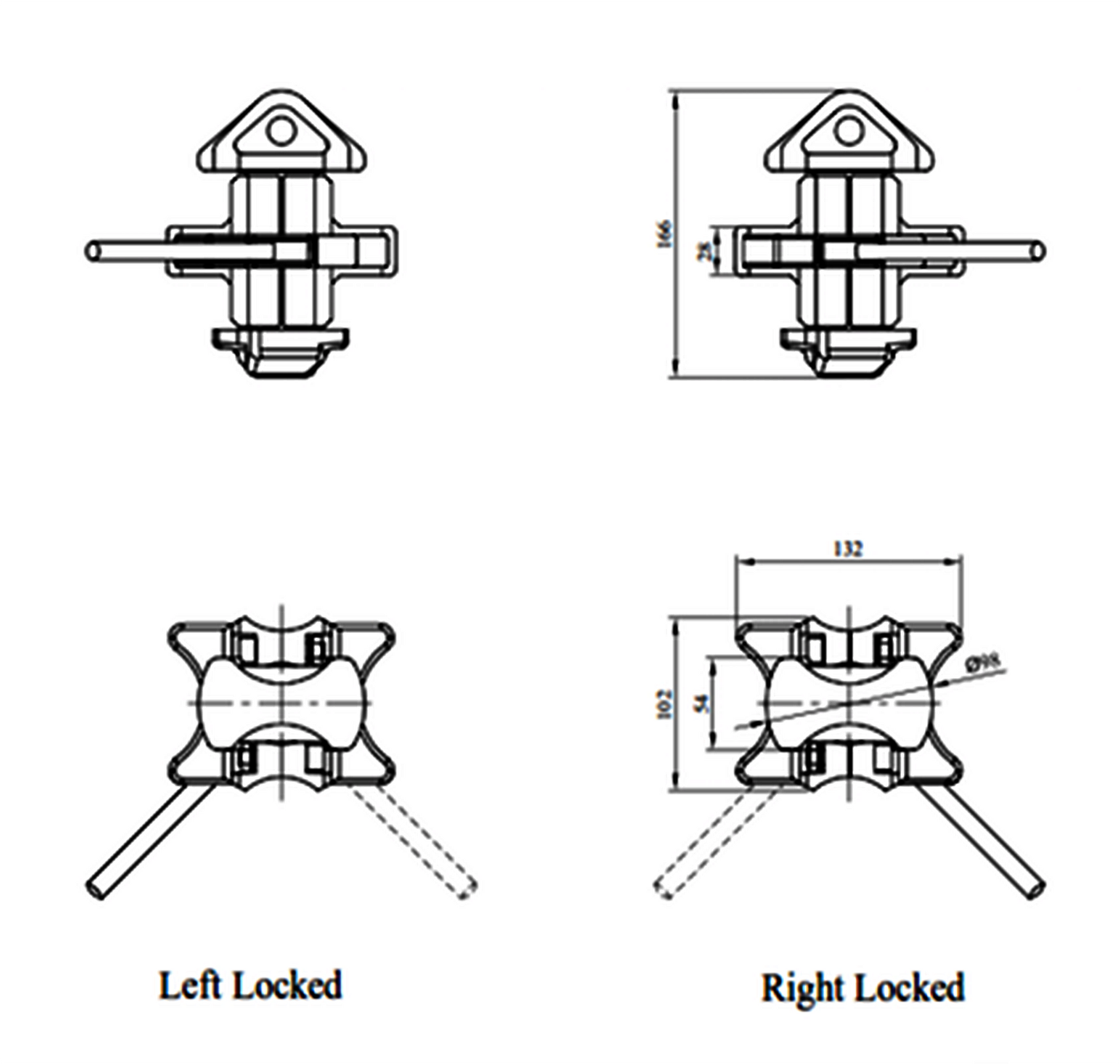 Twistlock Stacking Pins for Secure Shipping Containers - QCA — Quickfit ...