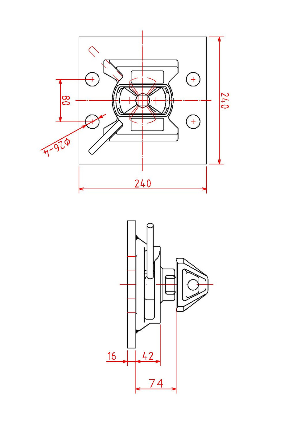 Fixing Plate for Shipping Container Twistlocks - QCA - Quickfit ...