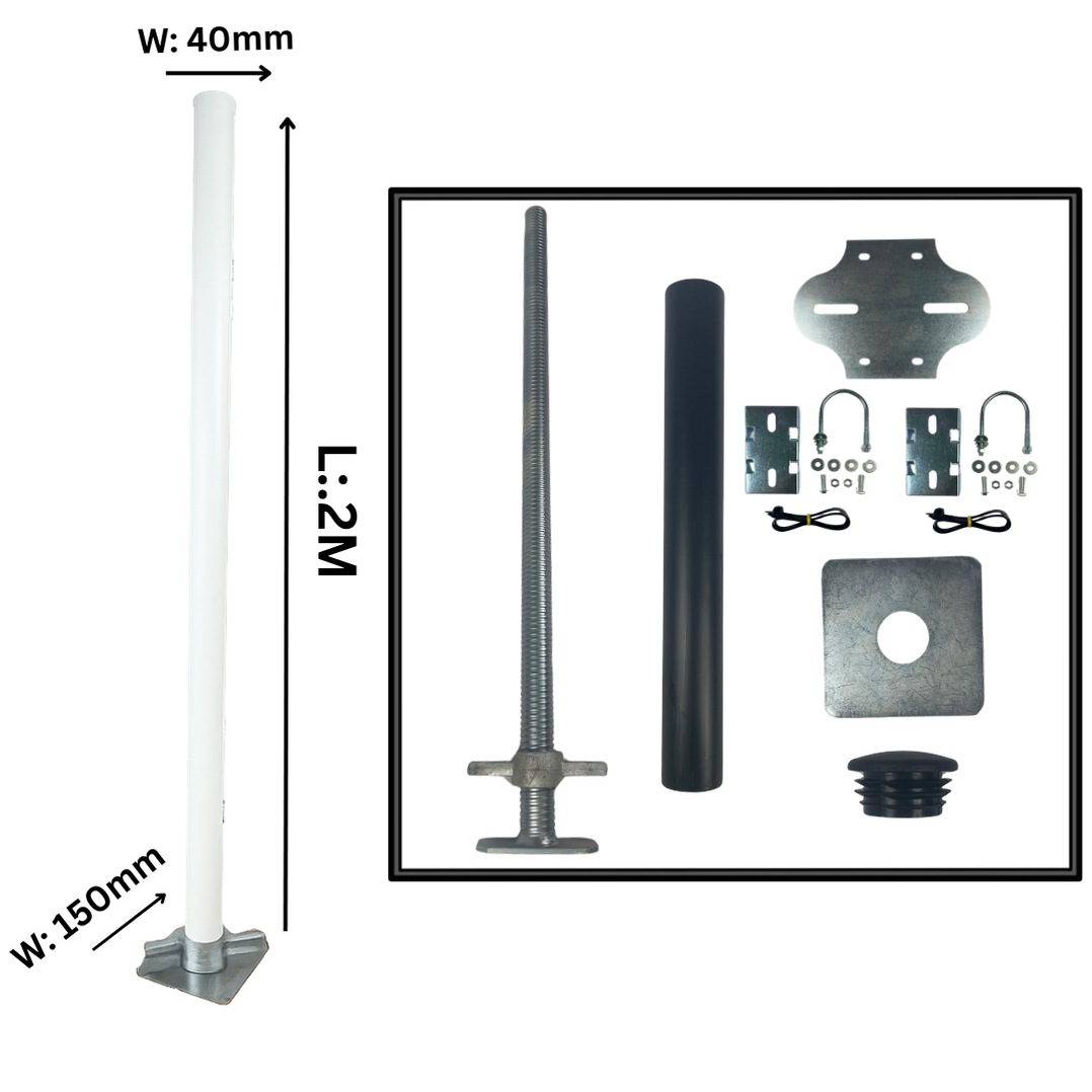 Extra Heavy Duty Utility Poles for Containers - QCA — Quickfit ...